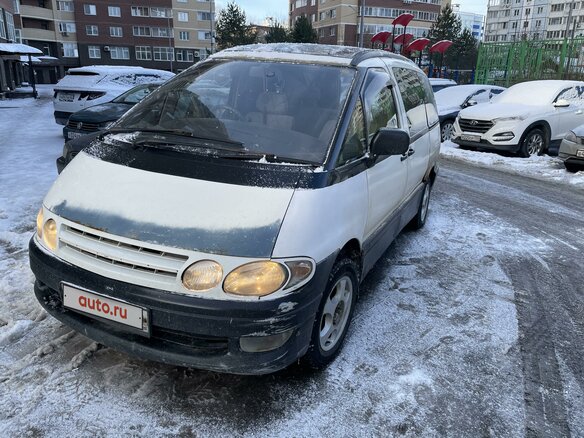 Купить б/у Toyota Estima I Lucida 2.4 AT (135 л.с.) 4WD бензин автомат в Солнечногорске: белый ...