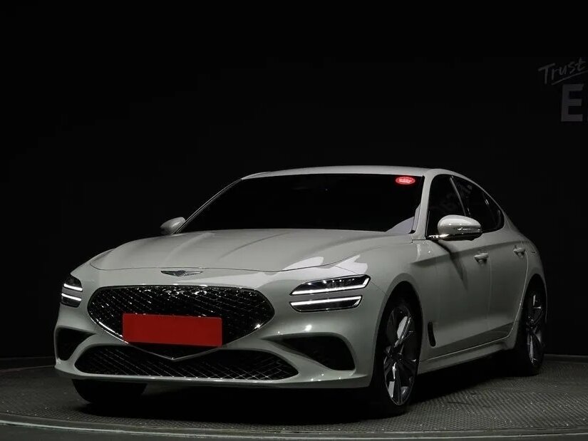 Купить б/у Genesis G70 I Рестайлинг 3.3 AT (370 л.с.) 4WD бензин автомат во Владивостоке: серый ...