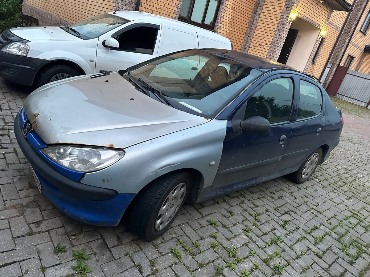 Купить б/у Peugeot 206 1998-2012 1.4 MT (75 л.с.) бензин механика в Москве: синий Пежо 206 2007 ...