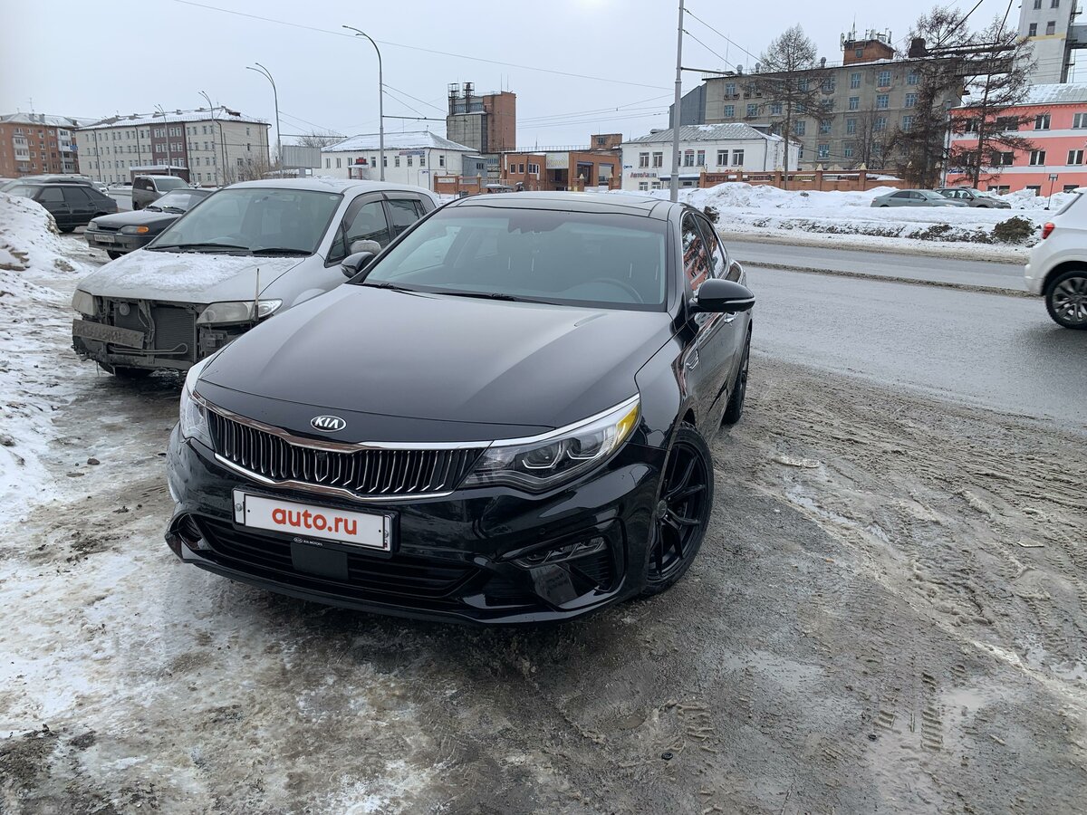 Купить б/у Kia K5 II 1.6 AMT (180 л.с.) бензин робот в Кемерове: чёрный Киа к5 II седан 2019 ...