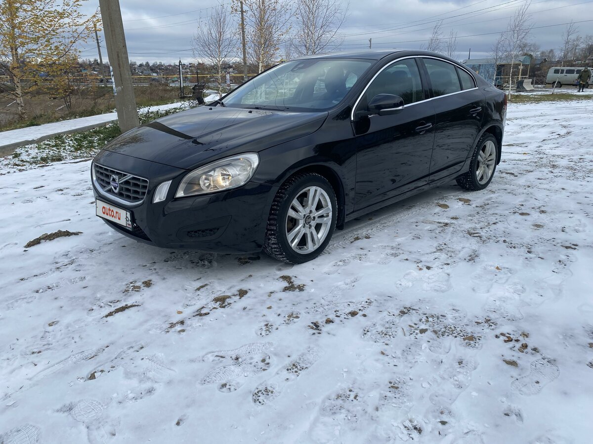 Купить б/у Volvo S60 II 1.6 AMT (150 л.с.) бензин робот в Перми: чёрный Вольво S60 II седан 2012 ...