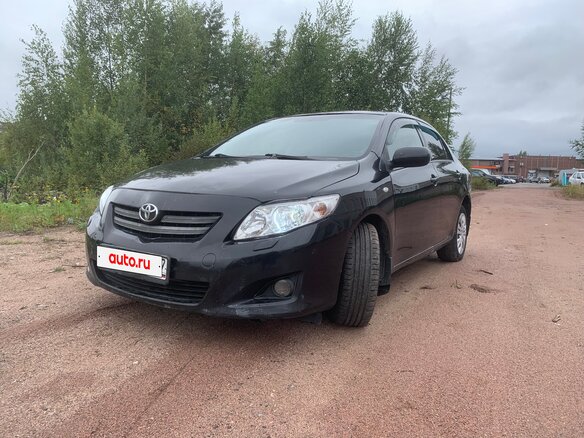 Купить б/у Toyota Corolla X (E140, E150) 1.6 MT (124 л.с.) бензин механика в Выборге: чёрный ...