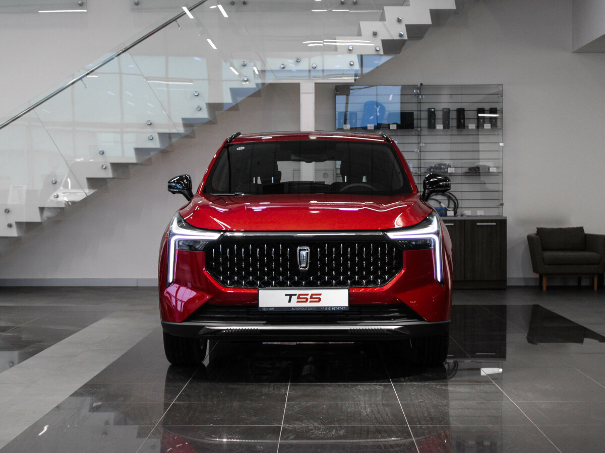 Купить новый FAW Bestune T55 2021-2024 1.5 AMT (160 л.с.) бензин робот в Кудрово: красный ФАВ ...