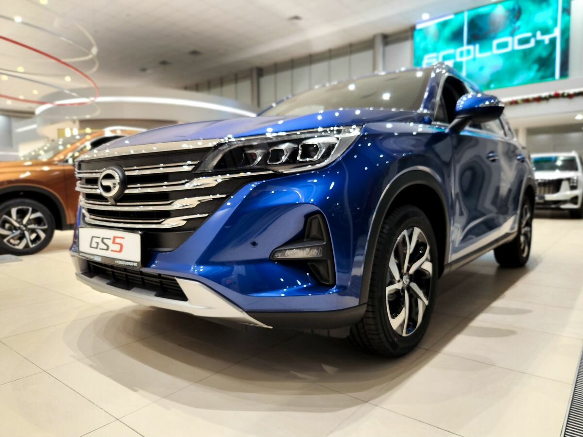 Купить новый GAC GS5 I 1.5 AT (137 л.с.) бензин автомат в Санкт-Петербурге: синий ГАК ГС5 I ...