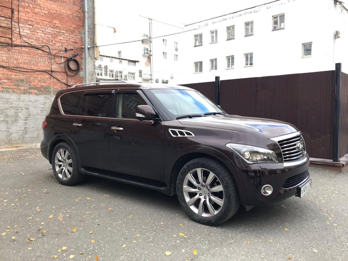 Купить б/у Infiniti QX56 II 5.6 AT (405 л.с.) 4WD бензин автомат в ...