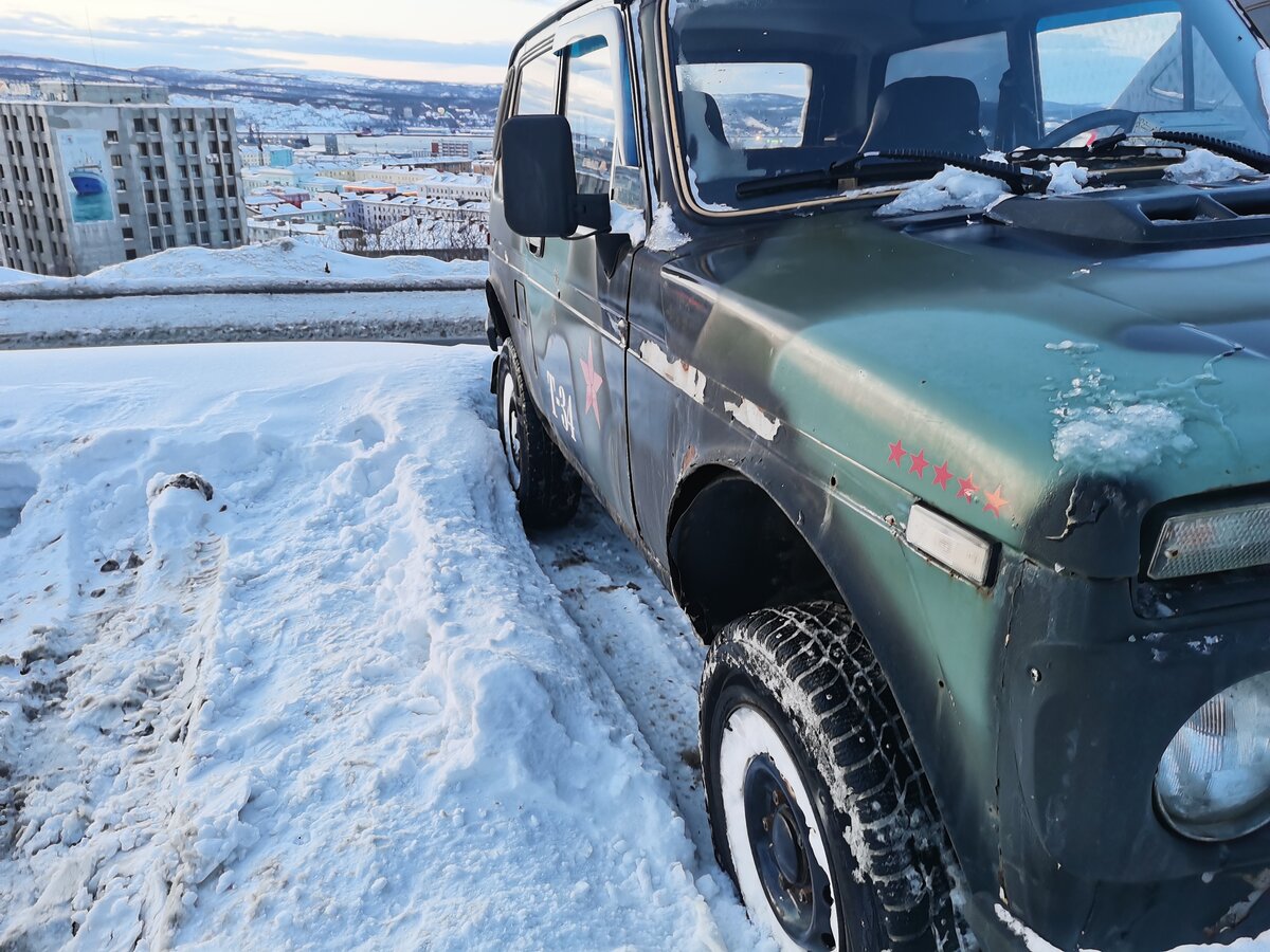 Купить б/у Lada (ВАЗ) 2121 (4x4) I 1.6 MT (75 л.с.) 4WD бензин механика в Мурманске: зелёный ...