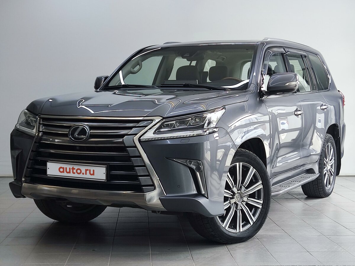 Купить б/у Lexus LX III Рестайлинг 2 570 5.7 AT (367 л.с.) 4WD бензин автомат в Барнауле: серый ...