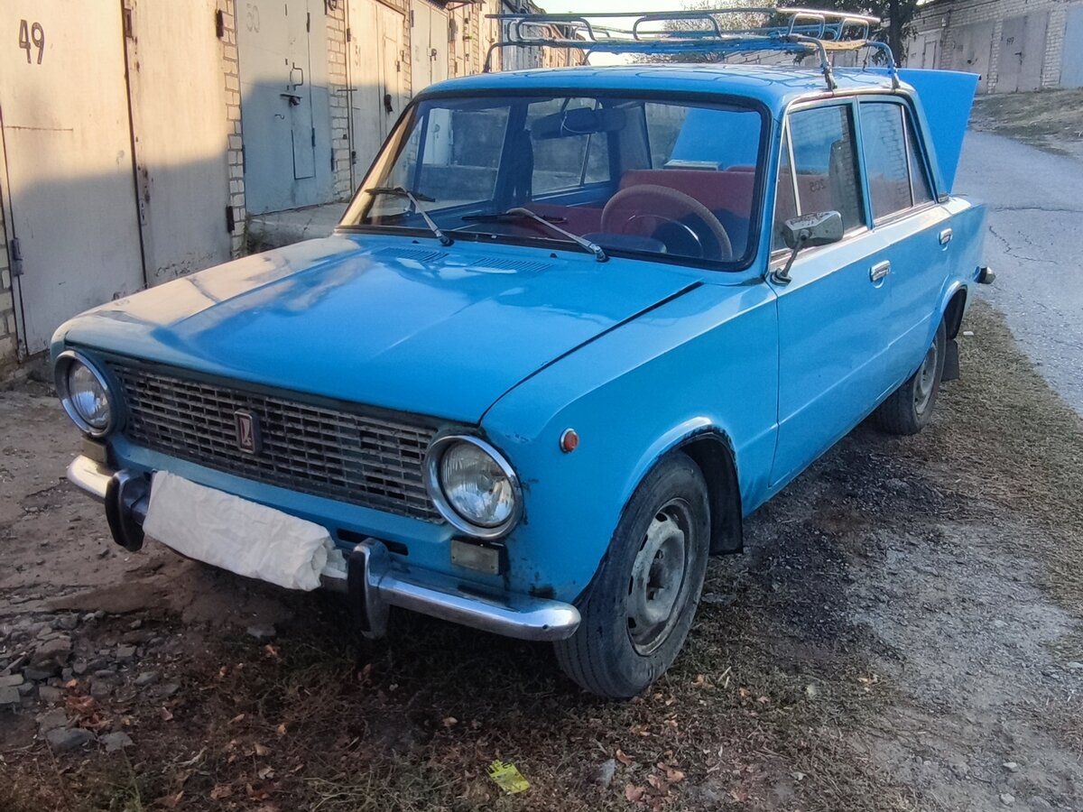 Купить б/у Lada (ВАЗ) 2101 1970-1988 1.2 MT (59 л.с.) бензин механика в Волгограде: голубой Лада ...