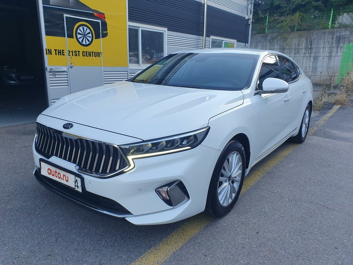 Купить б/у Kia K7 YG (II) Рестайлинг 2.5 AT (198 л.с.) бензин автомат во Владивостоке: белый Киа ...