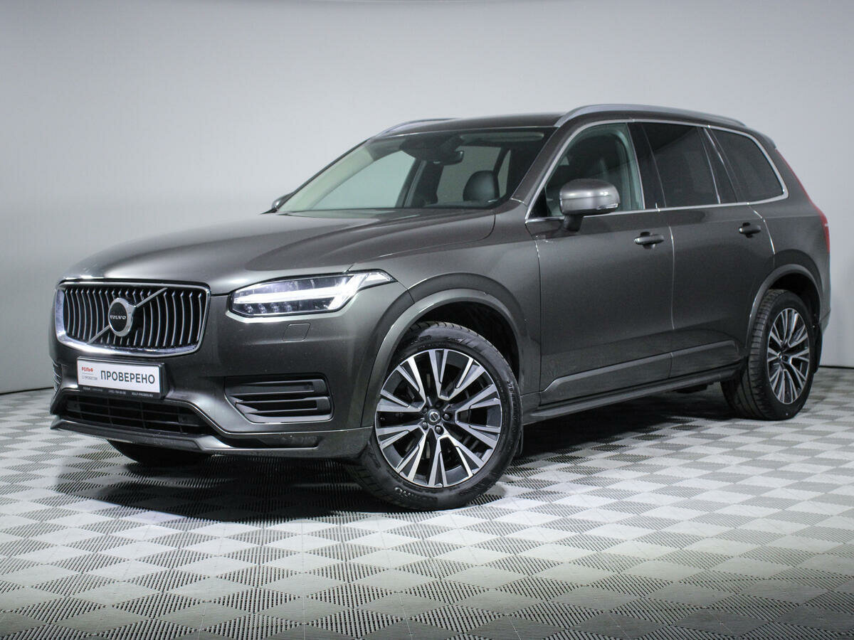 Купить б/у Volvo XC90 II Рестайлинг 2.0 AT (249 л.с.) 4WD бензин автомат в Москве: зелёный ...