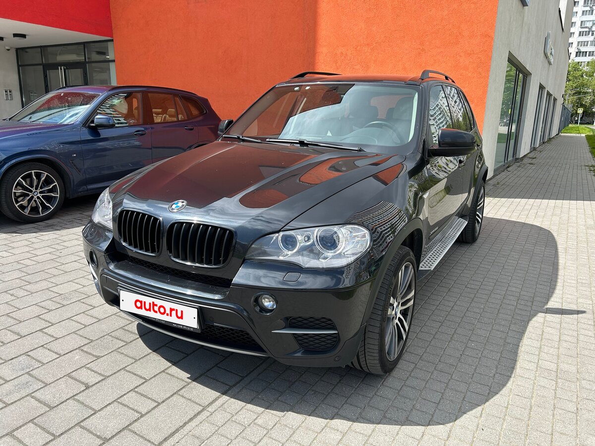 Купить б/у BMW X5 II (E70) Рестайлинг 35i 3.0 AT (306 л.с.) 4WD бензин автомат в Москве: чёрный ...