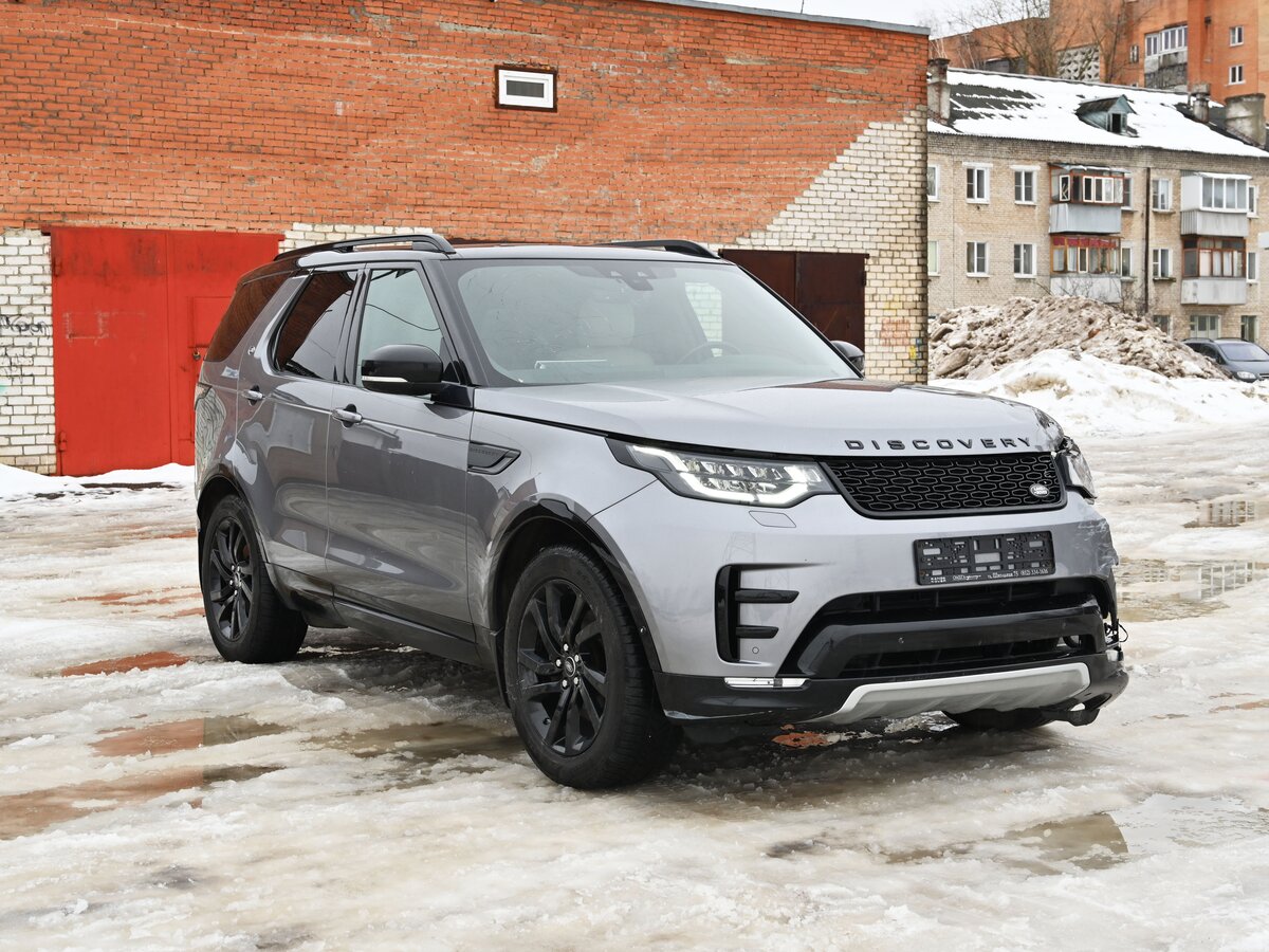 Купить б/у Land Rover Discovery V 3.0d AT (249 л.с.) 4WD дизель автомат в Электростали: серый ...