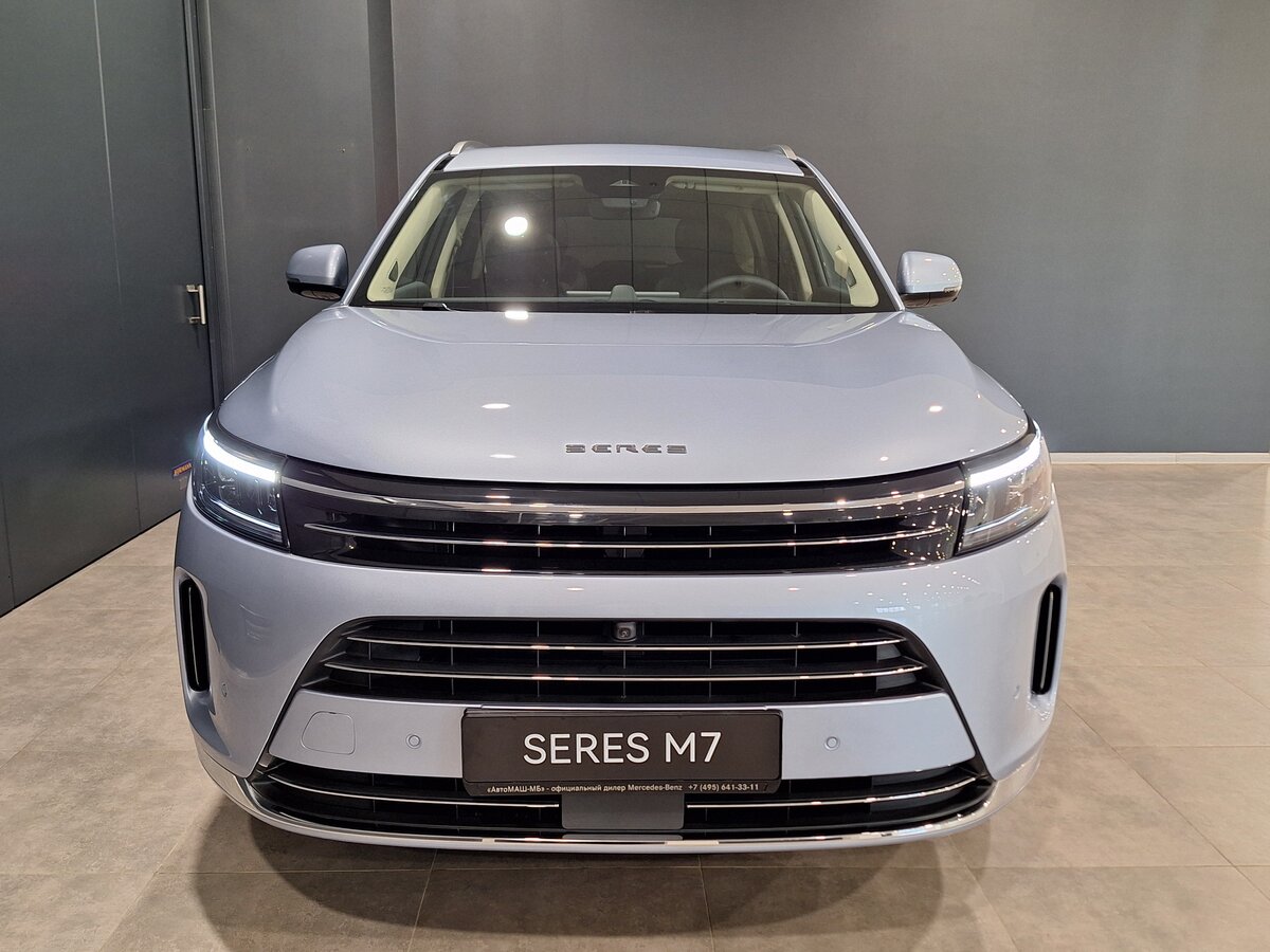 Купить новый Seres M7 2023-2025 1.5hyb AT (439 л.с.) 4WD гибрид автомат в Москве: голубой Серес ...