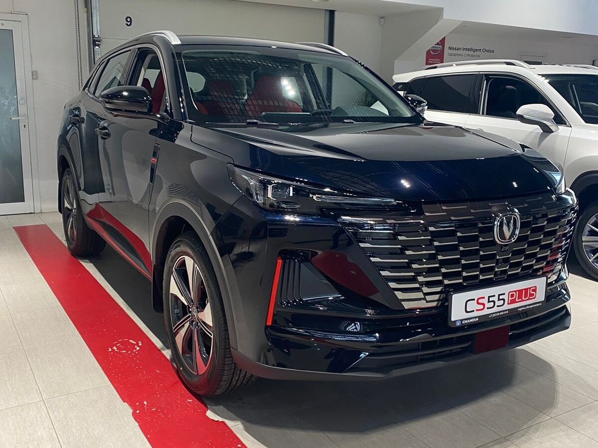 Купить новый Changan CS55PLUS I Рестайлинг 1.5 AMT (181 л.с.) бензин робот в Челябинске: чёрный ...