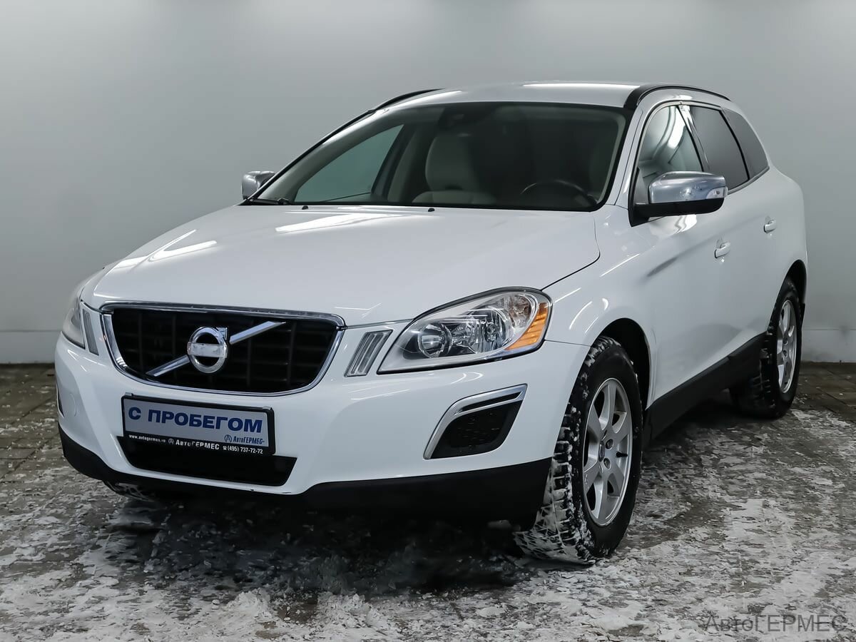 Купить б/у Volvo XC60 I 2.0d AT (163 л.с.) дизель автомат в Москве: белый Вольво XC60 I ...
