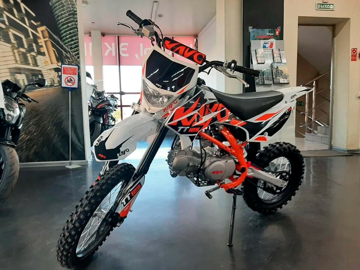 Купить новый KAYO Basic TT125 карбюратор в Вологде: белый питбайк 2024 года по цене 84 600 ...