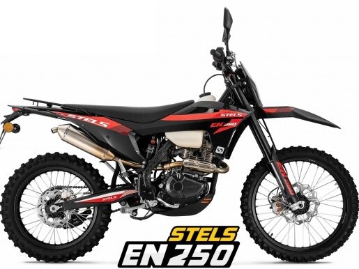 Купить новый Stels 250 Enduro карбюратор 5 передач в Твери: чёрный спортивный эндуро 2024 года ...