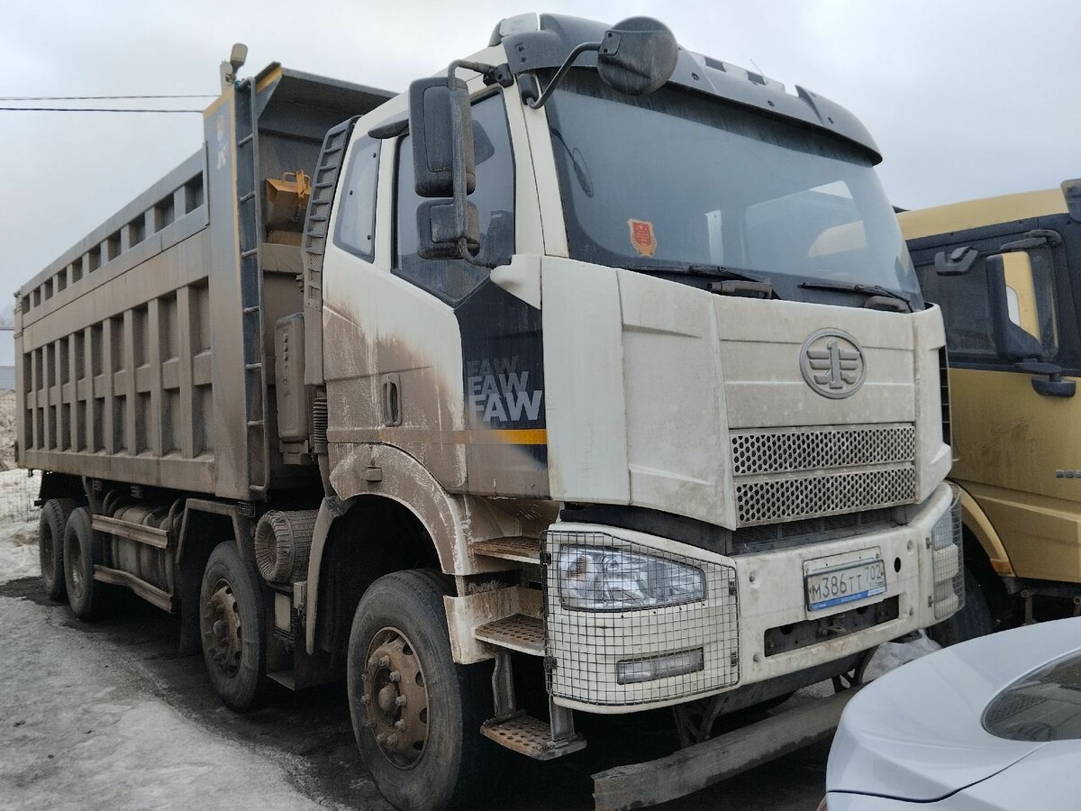 Купить б/у FAW J6 CA3310 дизель в Краснодаре: белый самосвал 2023 года по цене 3 330 000 рублей ...