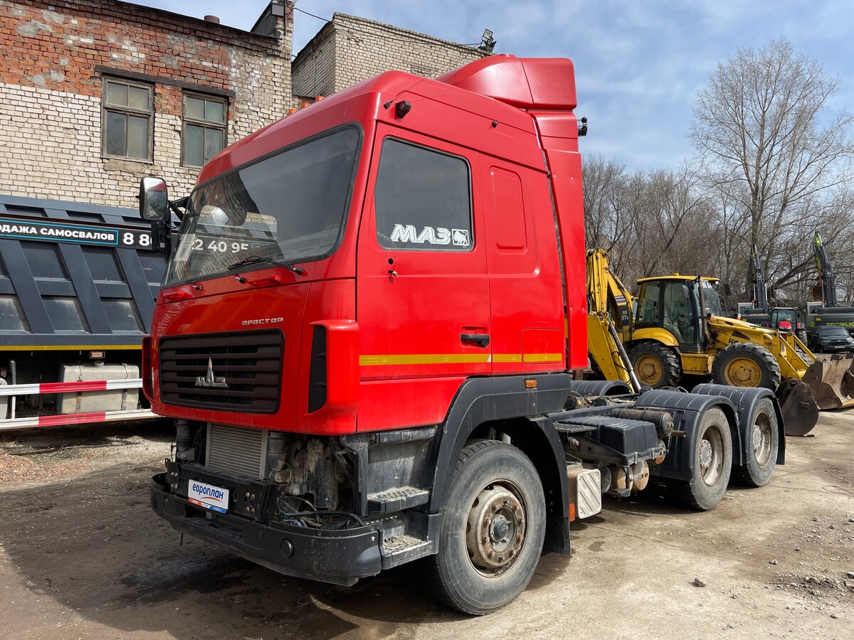 Купить б/у МАЗ 6430 дизель механика в Самаре: красный 2021 года на Авто ...
