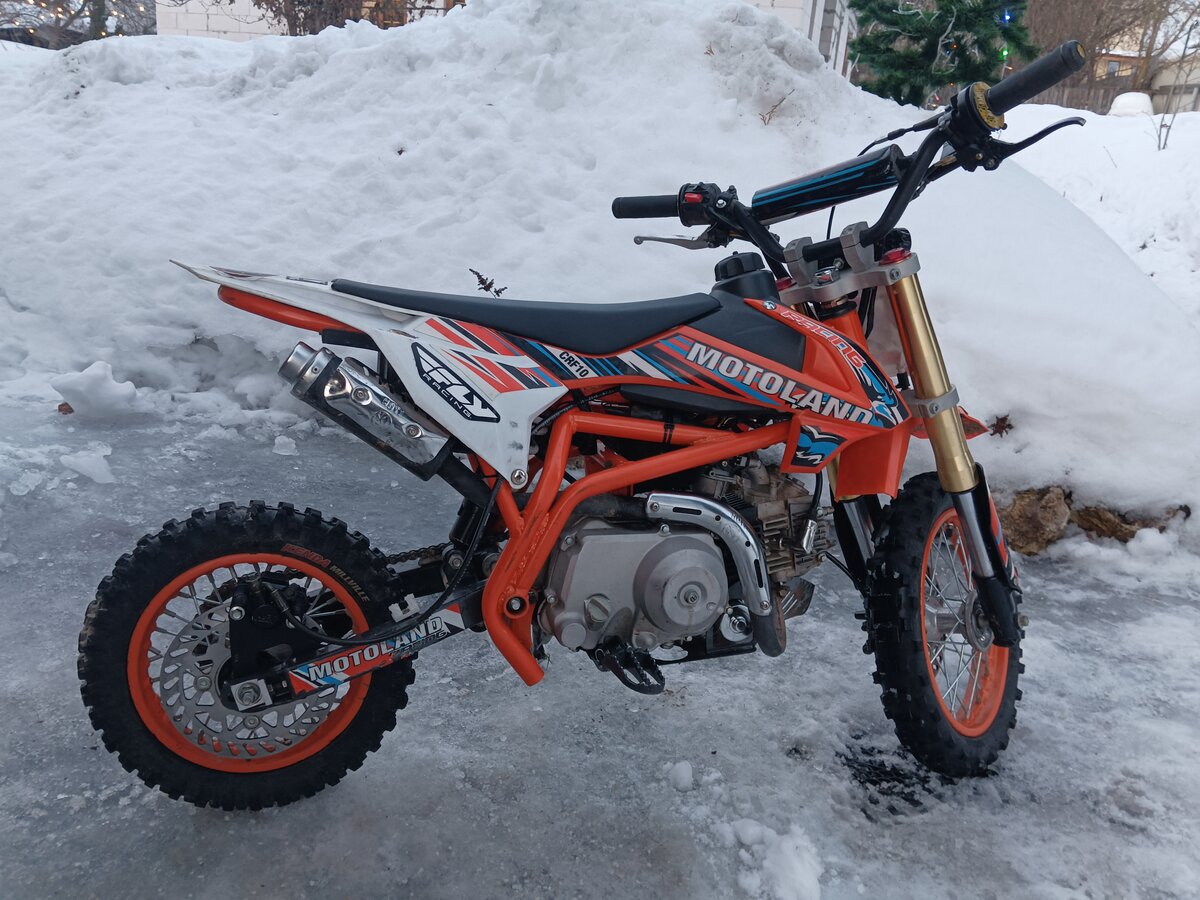 Купить б/у Motoland CRF10 карбюратор Вариатор в Москве: оранжевый детский 2021 года на Авто.ру ...