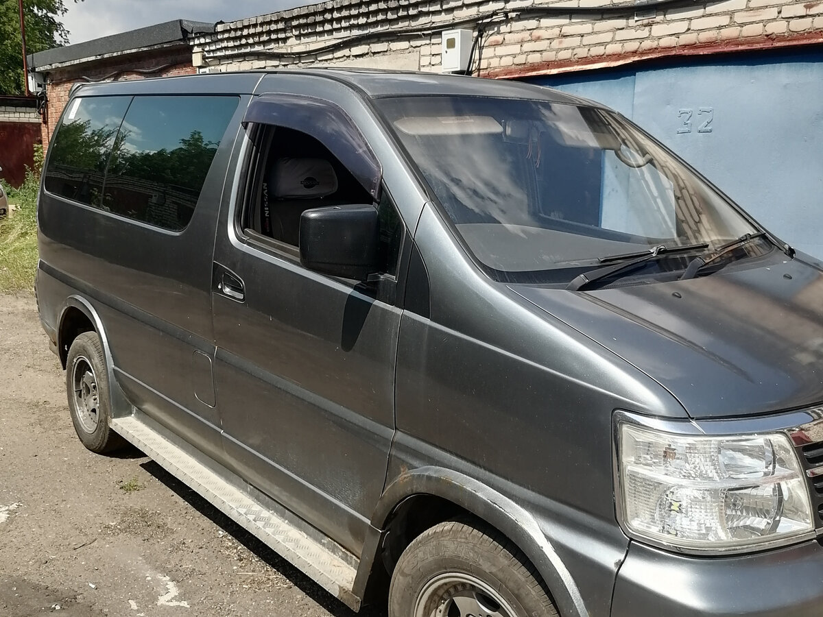 Купить б/у Nissan Elgrand I (E50) 3.2d AT (150 л.с.) 4WD дизель автомат в Раменском: серый ...