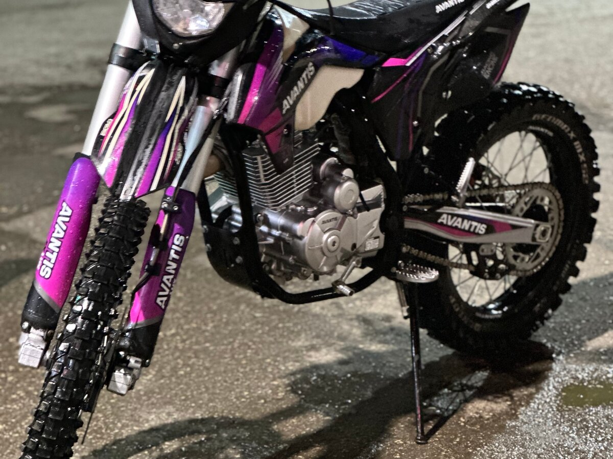 Купить б/у Avantis A3 карбюратор 6 передач в Черновском: фиолетовый спортивный эндуро 2022 года ...