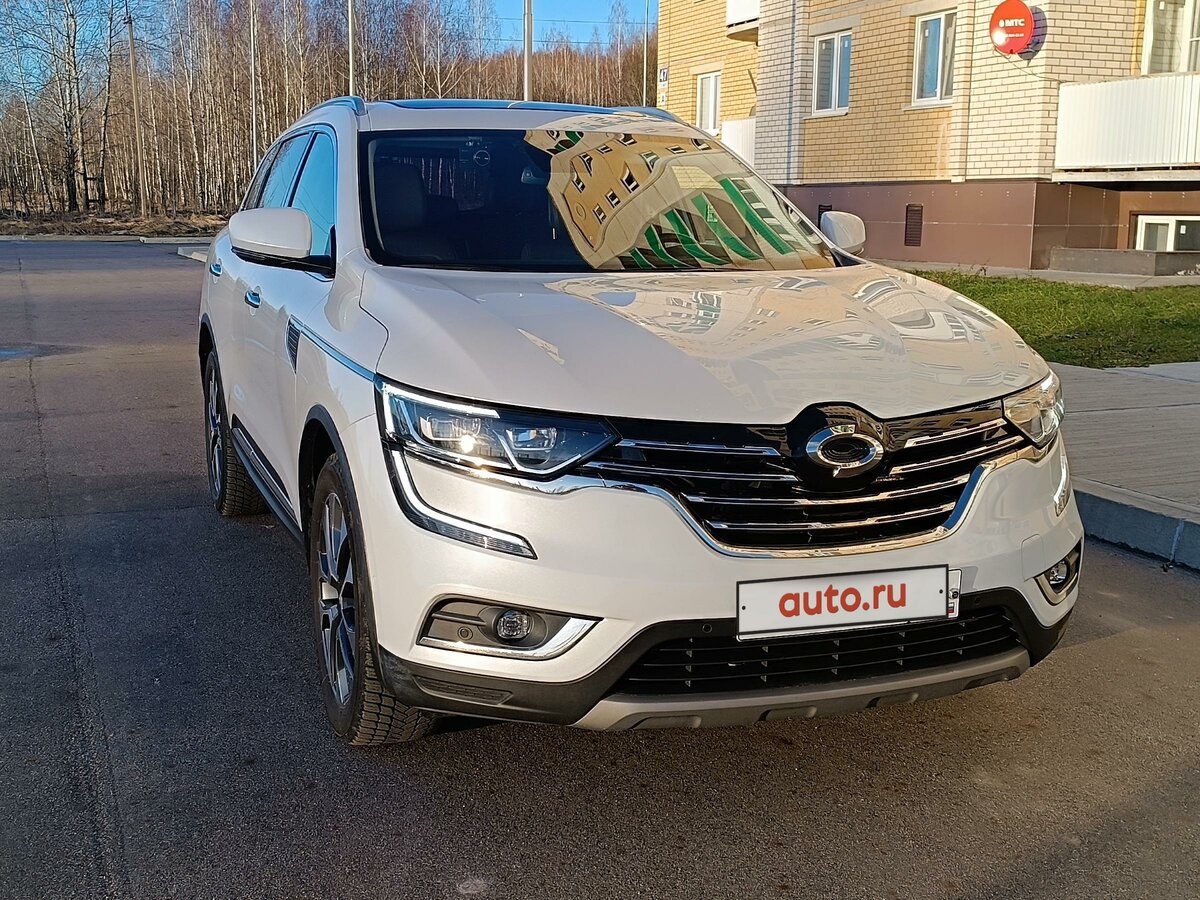 Купить б/у Renault Samsung QM6 I 2.0d CVT (177 л.с.) 4WD дизель вариатор в Десногорске: белый ...