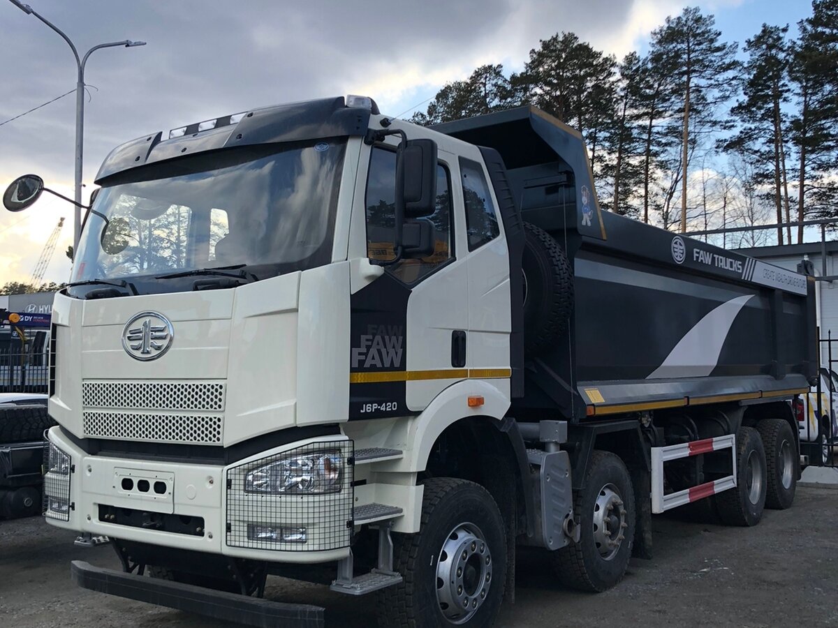 Купить новый FAW J6 CA3310 дизель механика в Берёзовском: белый самосвал 2022 года на Авто.ру ID ...