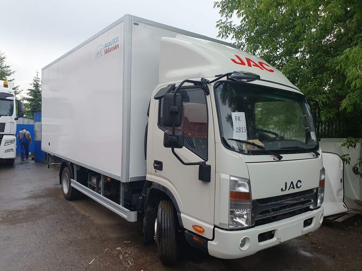 Купить новый JAC N90 дизель механика в Балобаново: белый изотермический кузов 2024 года на Авто ...