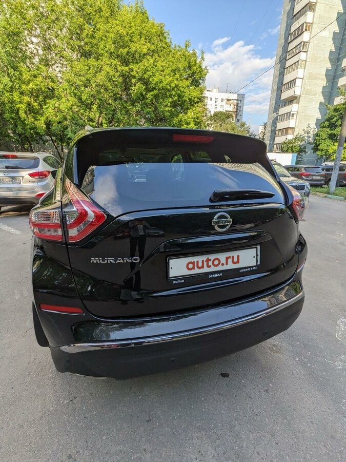 Купить б/у Nissan Murano III (Z52) 3.5 CVT (249 л.с.) 4WD бензин вариатор в Москве: чёрный ...