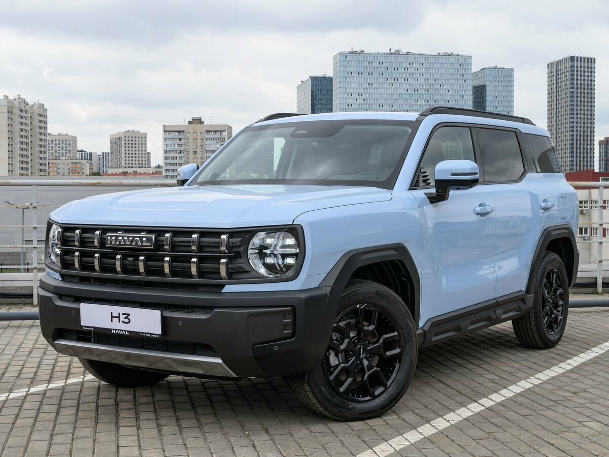 Купить новый Haval H3 2024-2025 1.5 AMT (177 л.с.) 4WD бензин робот в Москве: голубой Хавэйл Х3 ...