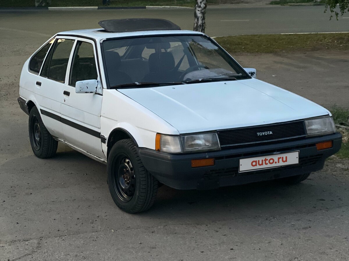 Купить б/у Toyota Corolla V (E80) 1.8d MT (64 л.с.) дизель механика в Балакове: белый Тойота ...