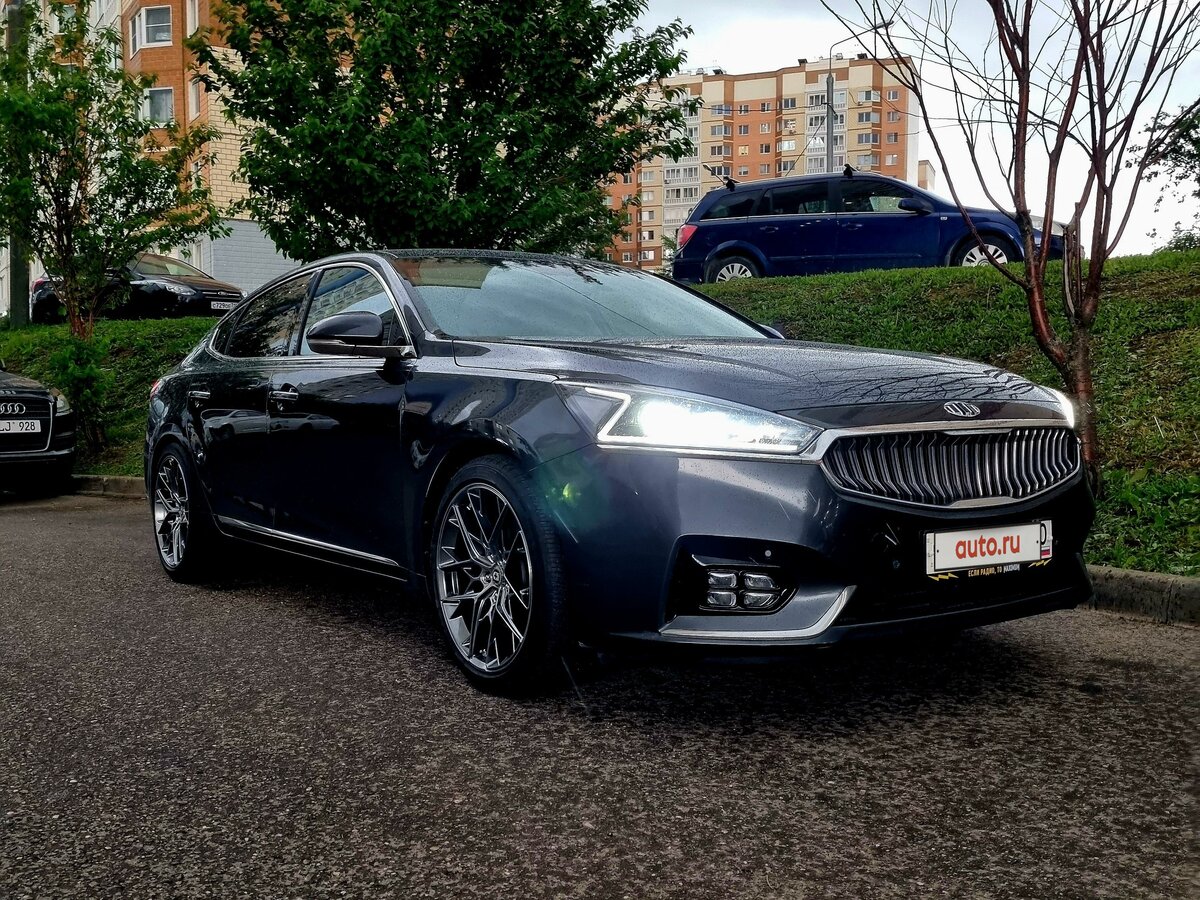 Купить б/у Kia K7 YG (II) 2.4 AT (190 л.с.) бензин автомат в Москве: серый Киа K7 YG (II) седан ...