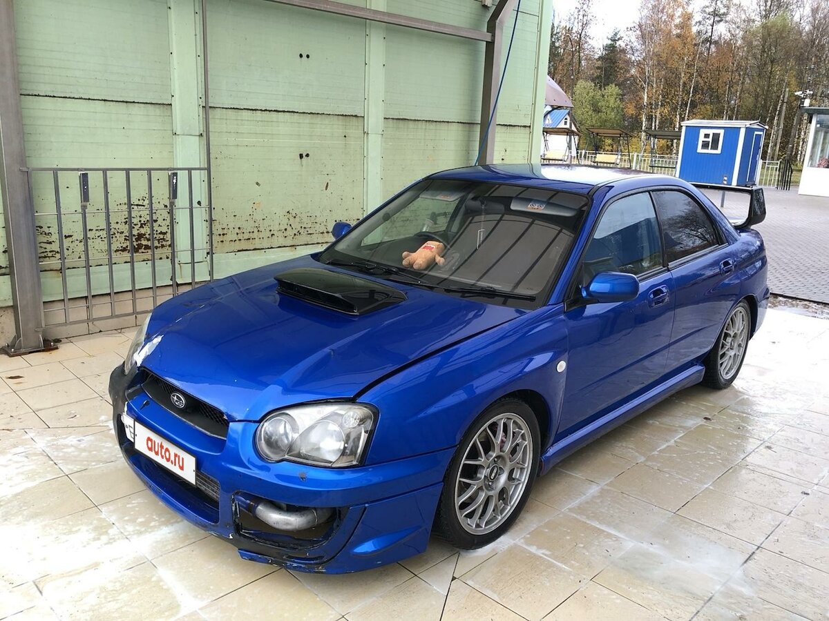 Купить б/у Subaru Impreza WRX II 2.0 MT (250 л.с.) 4WD бензин механика в Колпино: синий Субару ...