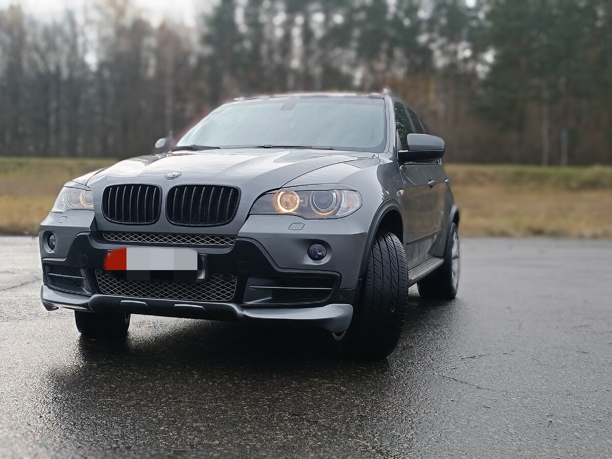 Купить б/у BMW X5 II (E70) 3.0sd 3.0d AT (286 л.с.) 4WD дизель автомат в Гомеле: серый БМВ Х5 II ...