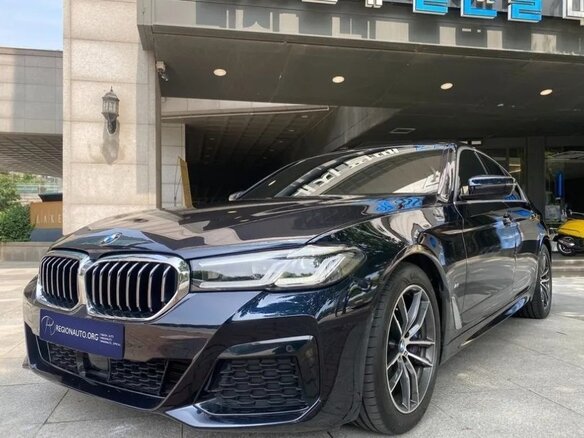 Купить б/у BMW 5 серии VII (G30/G31) 520i 2.0 AT (184 л.с.) бензин автомат в Москве: белый БМВ 5 ...