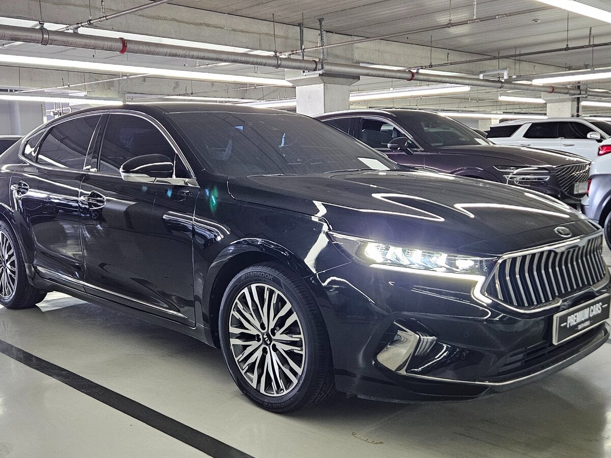 Купить б/у Kia K7 YG (II) Рестайлинг 2.5 AT (198 л.с.) бензин автомат в Казани: чёрный Киа K7 YG ...