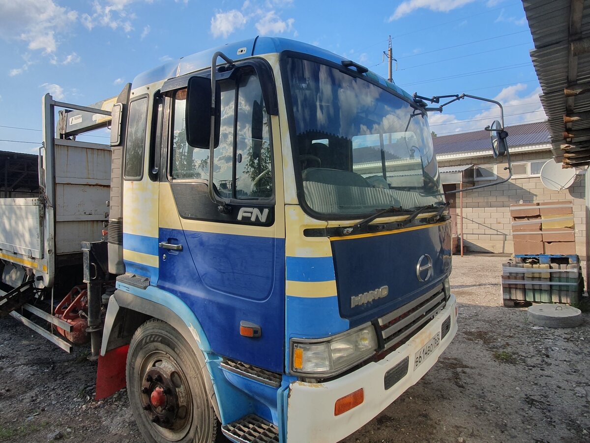 Купить б/у Hino Автокран в Самаре: жёлтый 1993 года на Авто.ру ID ...