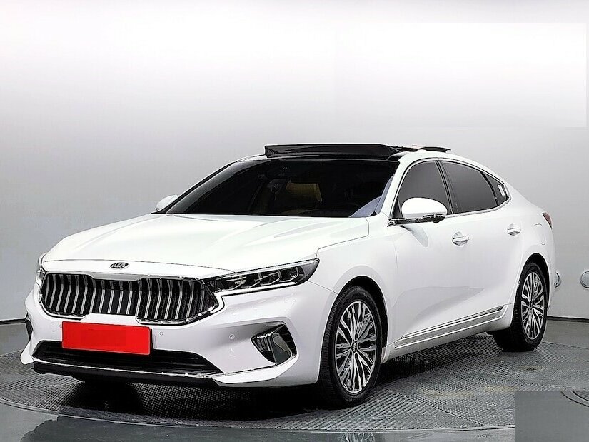 Купить б/у Kia K7 YG (II) Рестайлинг 2.5 AT (198 л.с.) бензин автомат во Владивостоке: белый Киа ...