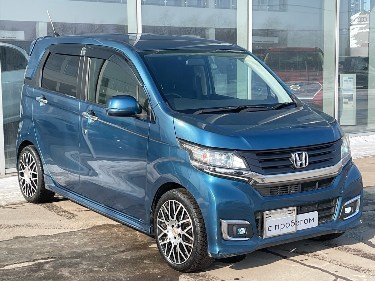 Купить б/у Honda N-WGN I 0.7 CVT (58 л.с.) бензин вариатор в Воронеже: синий Хонда Н-Вгн I ...