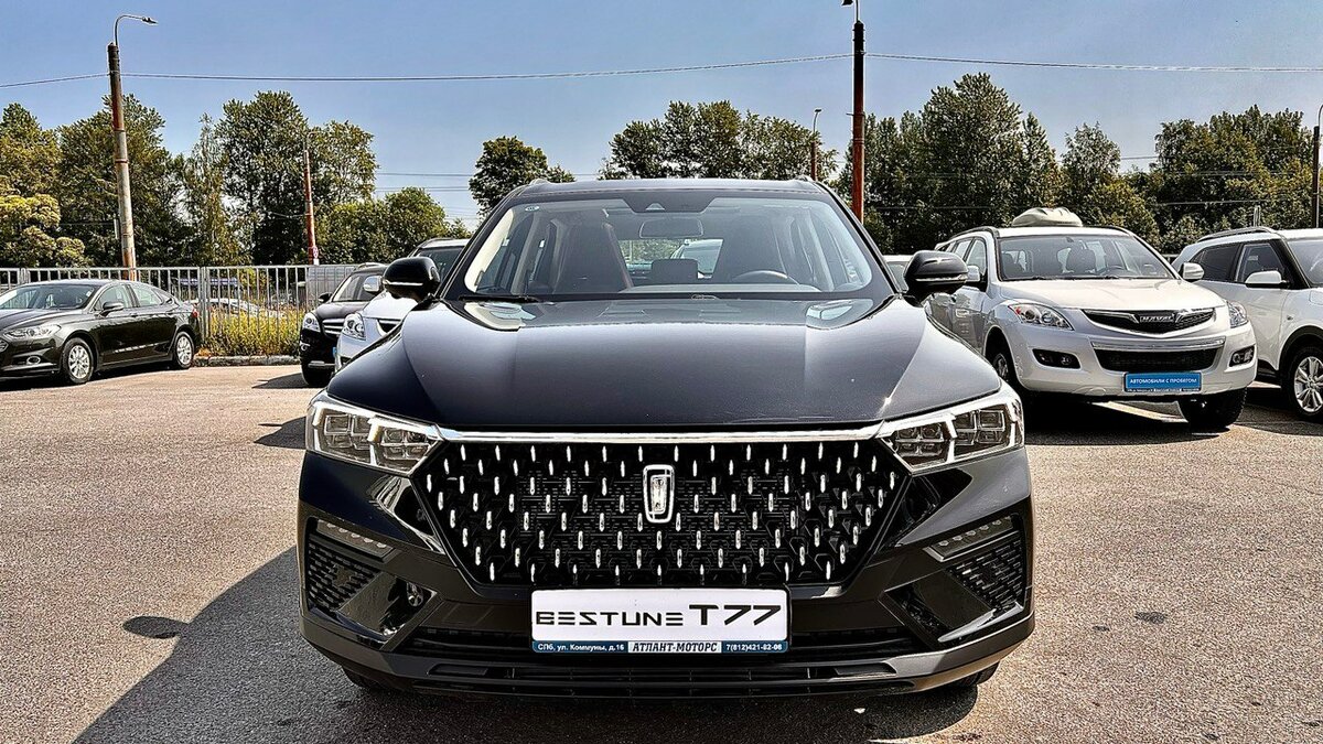 Купить б/у FAW Bestune T77 2018-2023 1.5 AMT (160 л.с.) бензин робот в Санкт-Петербурге: чёрный ...