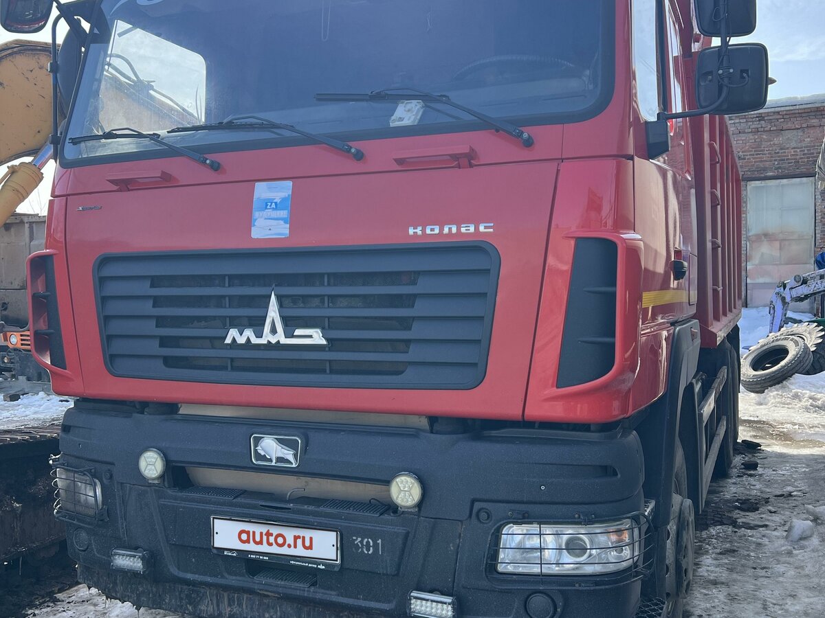 Купить б/у МАЗ 6501 дизель механика в Самаре: красный самосвал 2019 ...