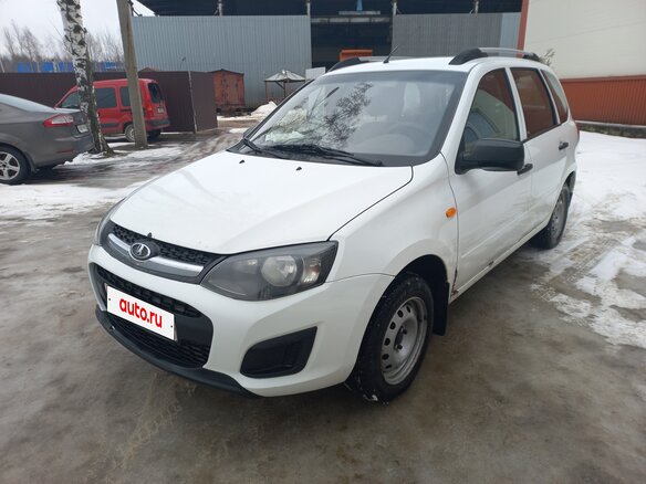 Купить б/у Lada (ВАЗ) Kalina II 1.6 MT (87 л.с.) бензин механика в Ярославле: белый Лада Калина ...