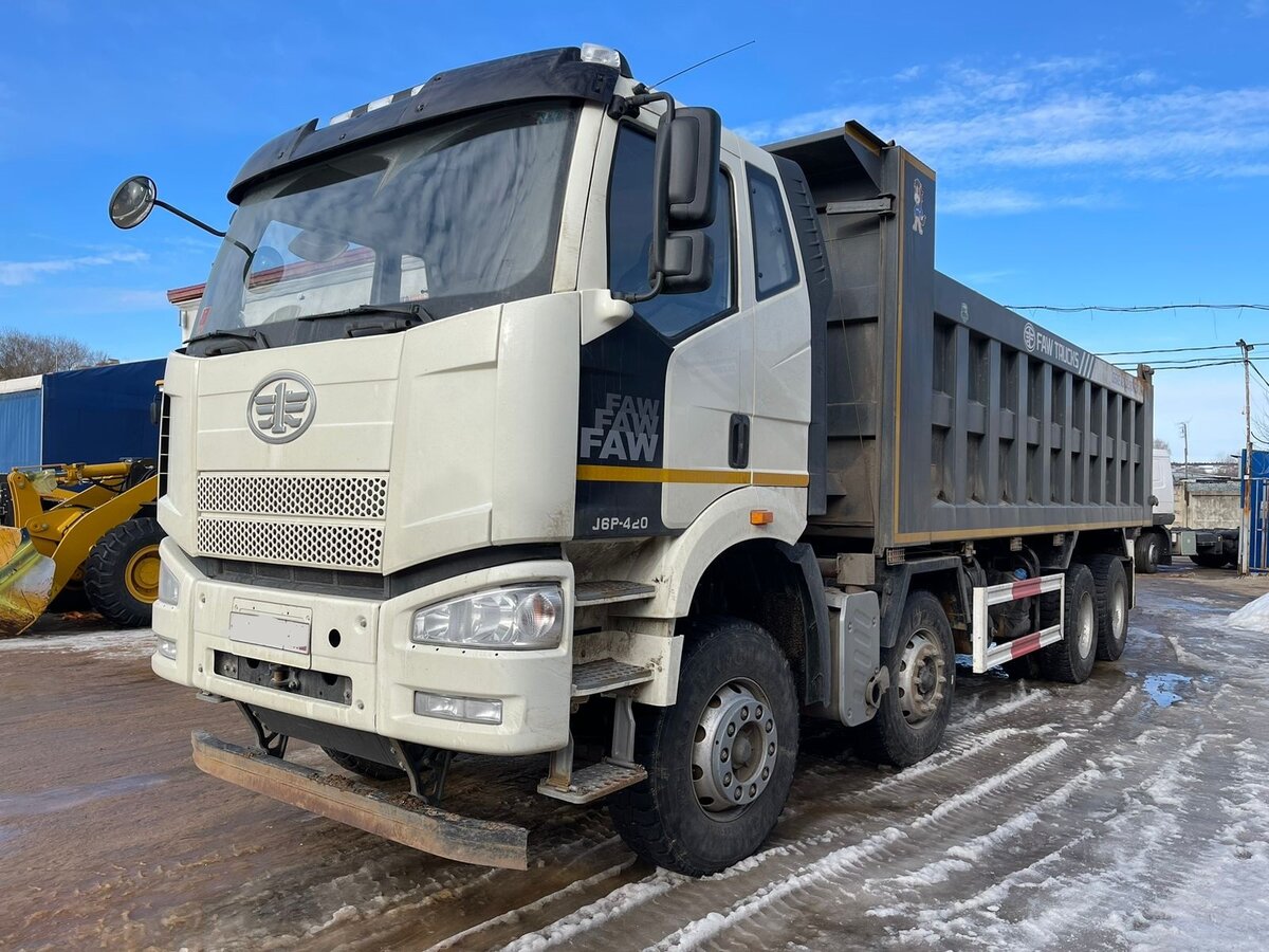 Купить б/у FAW J6 CA3310 в Ульяновске: белый самосвал 2022 года на Авто.ру ID 1118228398