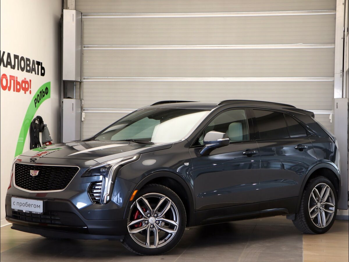 Купить б/у Cadillac XT4 I 2.0 AT (200 л.с.) 4WD бензин автомат в Москве: серый Кадиллак ХТ4 I ...