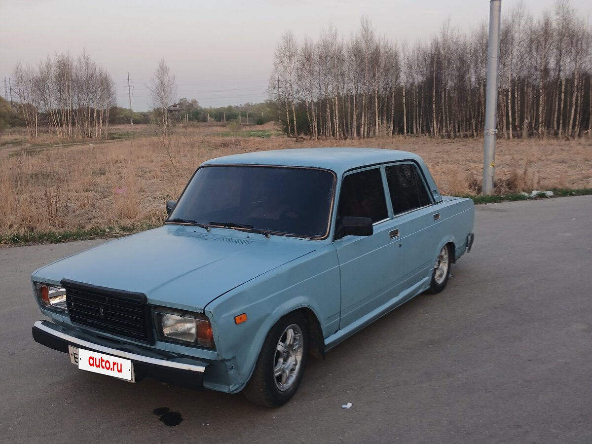 Купить б/у Lada (ВАЗ) 2107 1982-2012 1.6 MT (74 л.с.) бензин механика в Москве: синий Лада 2107 ...