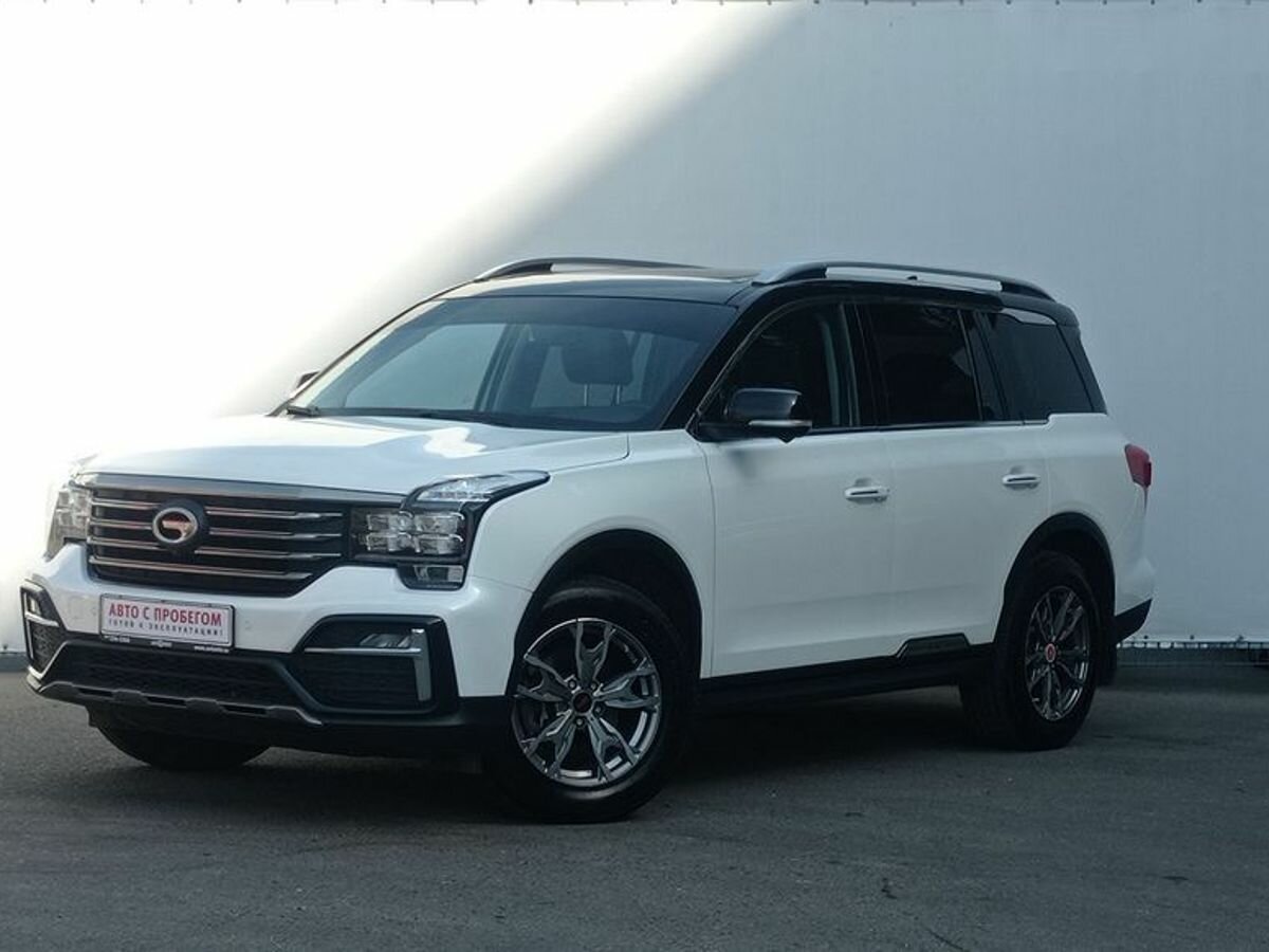 Купить б/у GAC GS8 I 2.0 AT (190 л.с.) 4WD бензин автомат в Москве: белый ГАК ГС8 I внедорожник ...