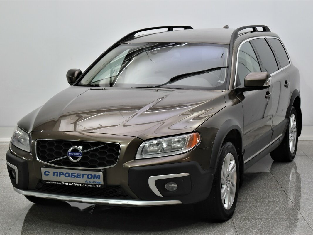 Купить б/у Volvo XC70 II Рестайлинг 2.4d AT (181 л.с.) 4WD дизель автомат в Москве: коричневый ...