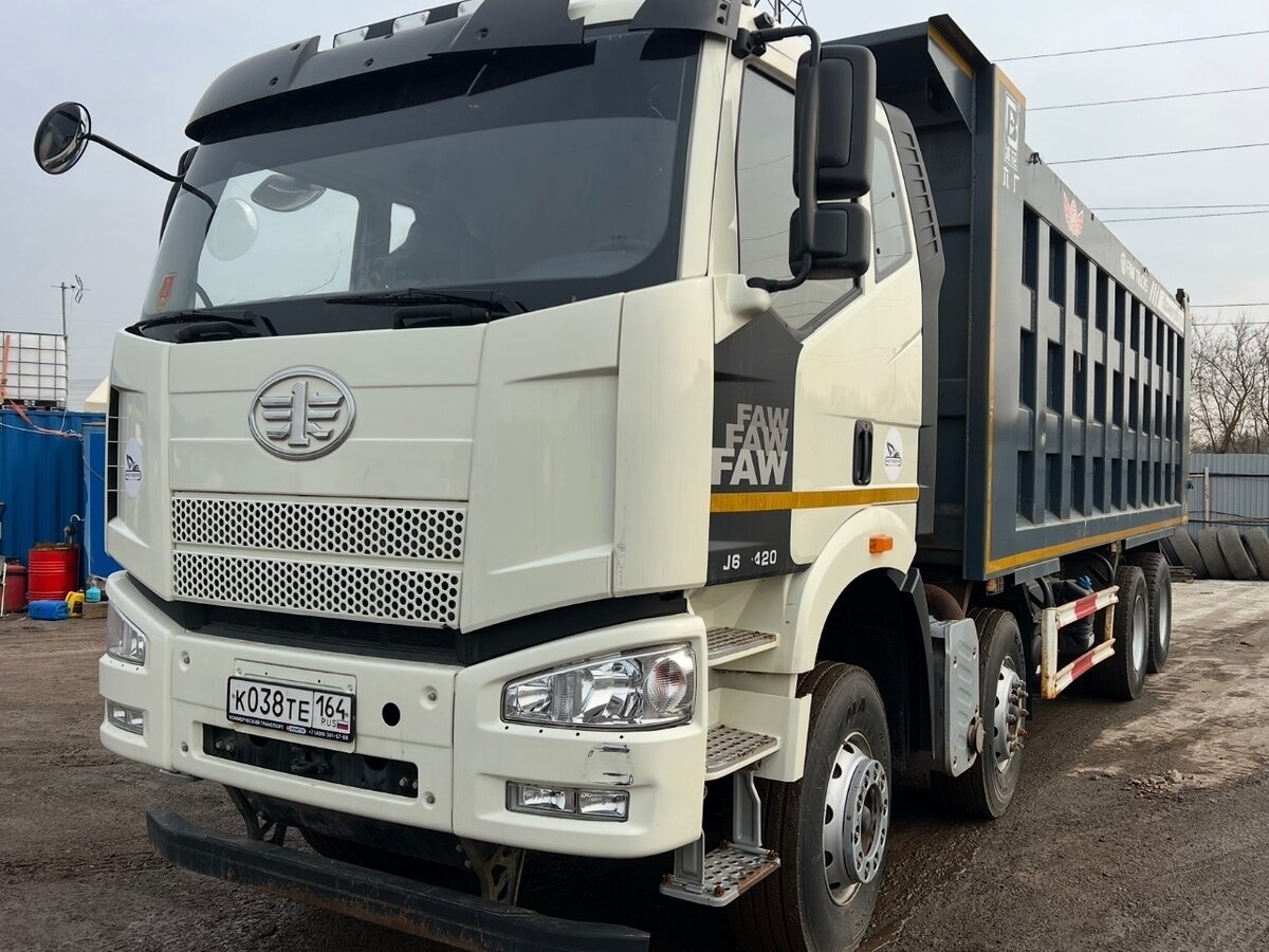 Купить б/у FAW J6 CA3310 дизель механика в Москве: белый самосвал 2022 года по цене 5 350 000 ...