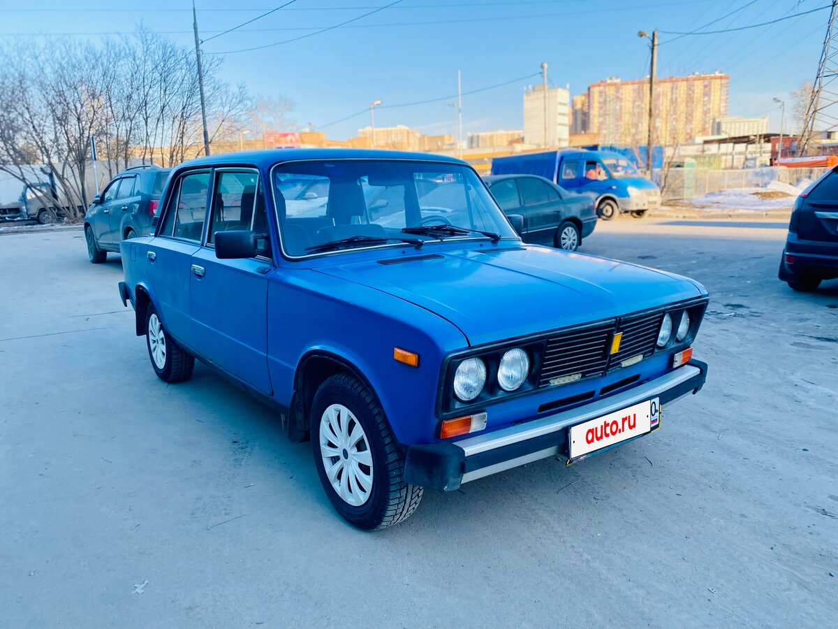 Купить б/у Lada (ВАЗ) 2106 1976-2006 5-speed 1.6 MT (74 л.с.) бензин механика в Москве: синий ...